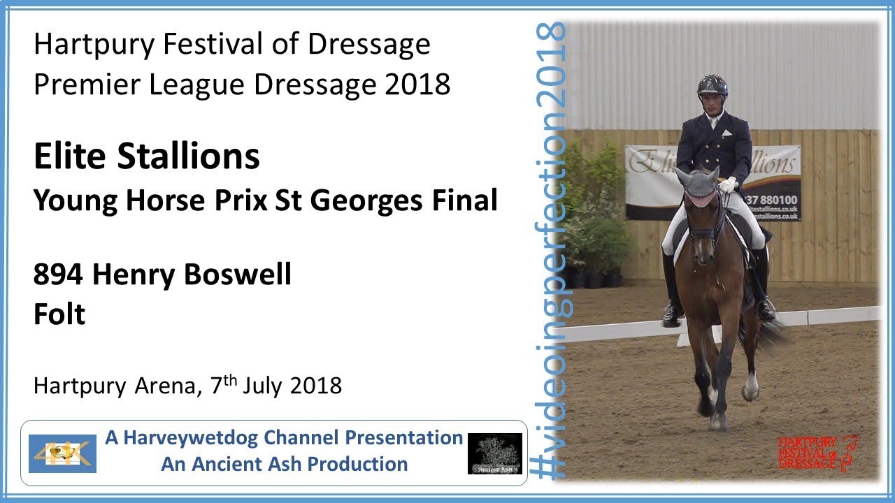 HARTPURY FESTIVAL OF DRESSAGE: Henry Boswell and Folt - YouTube