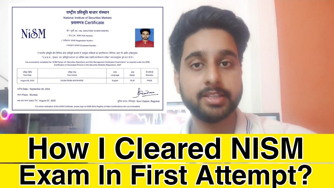 how i cleared nism exam in first attempt? | how to clear nism exam ...