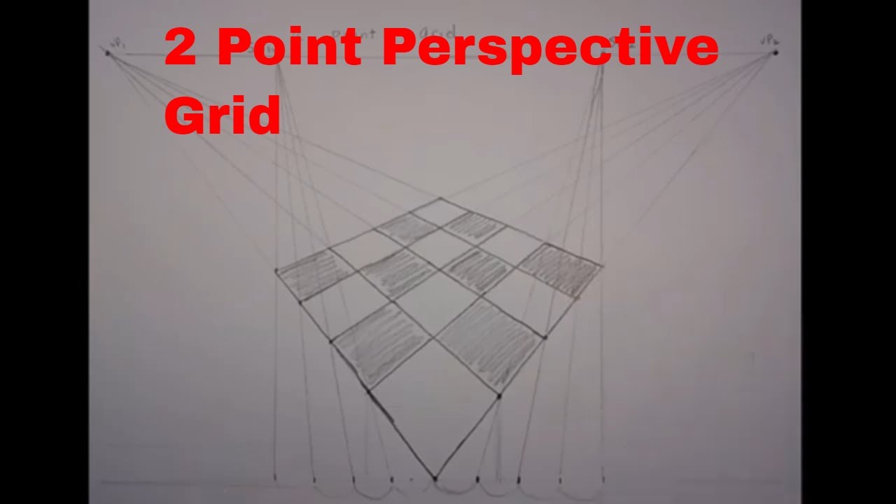 2 Point Perspective Grid - YouTube