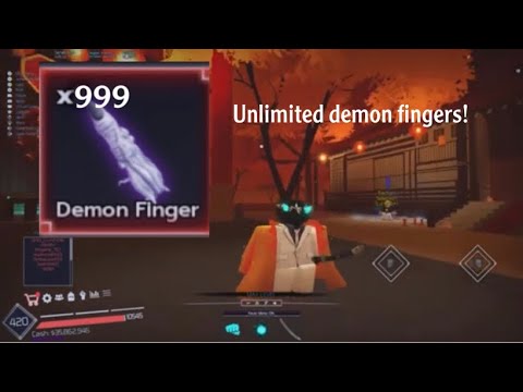 How to get UNLIMITED amount of demon fingers in Jujutsu infinite ...