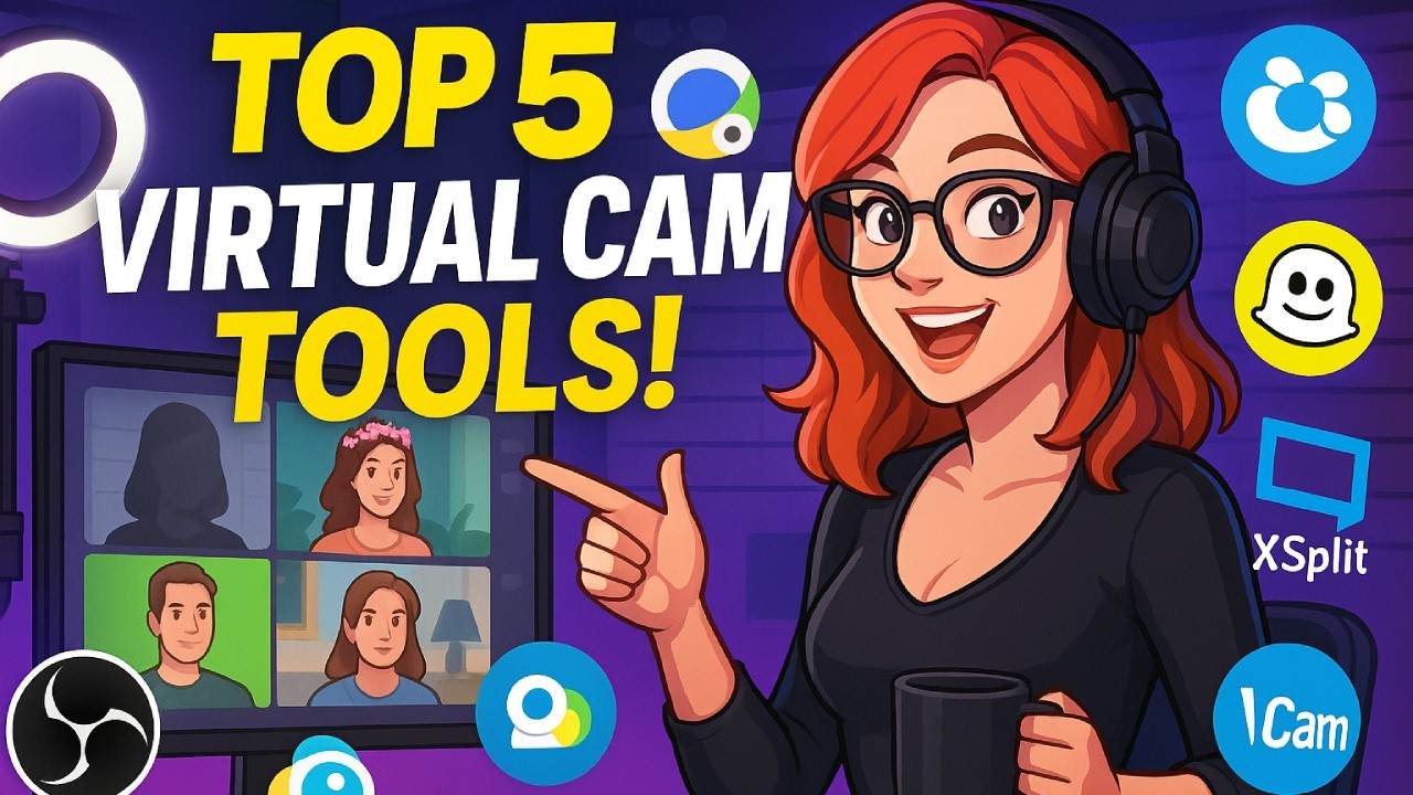 🎬 Top 5 Virtual Camera Tools for Streaming & Video Calls 🎬 - YouTube