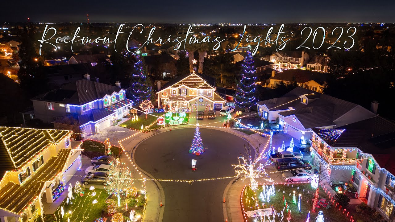 Christmas Lights 23 | Rockmont Circle | Natomas | California - YouTube