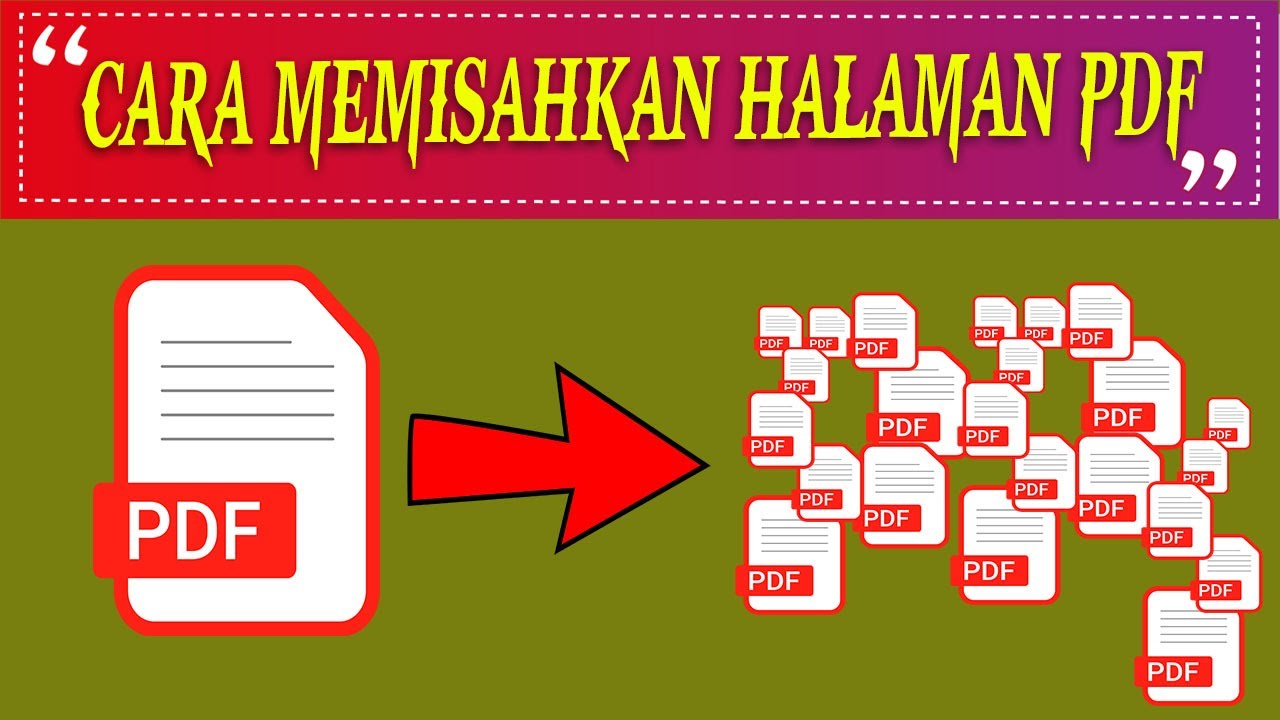 Cara Memisahkan Halaman PDF di Smallpdf | 2024 - YouTube
