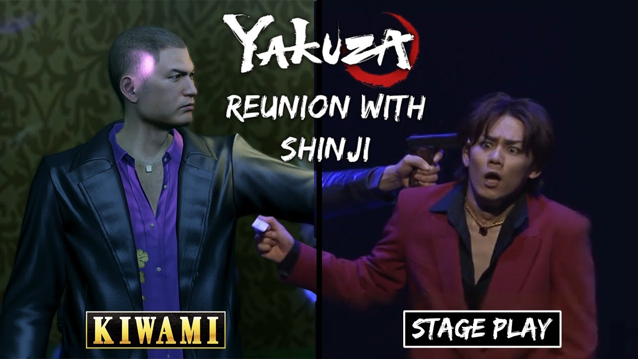 Yakuza 1 Game vs. Stage Play: Stardust (Reunion with Shinji / Shimano ...