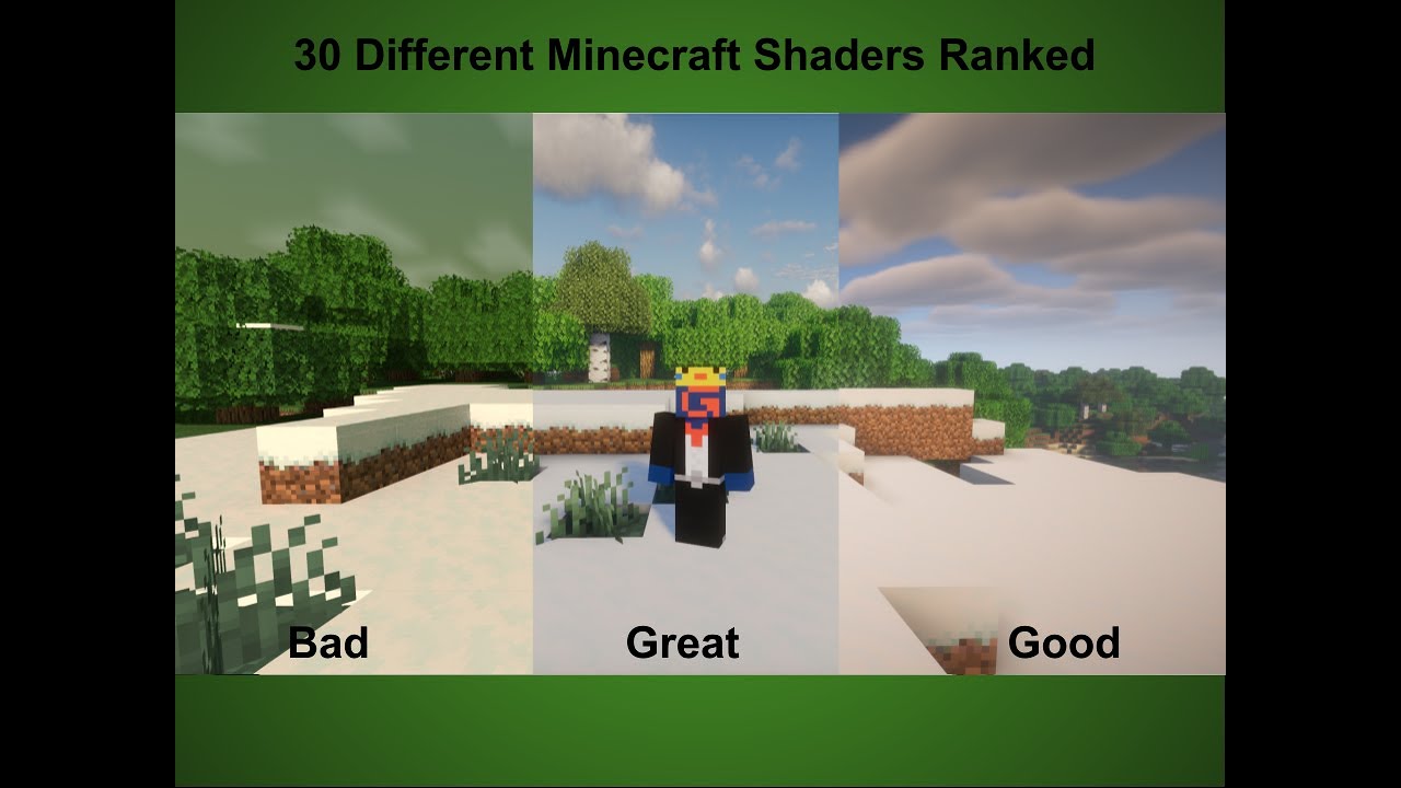 Ranking 30 Different Minecraft Shaders - YouTube