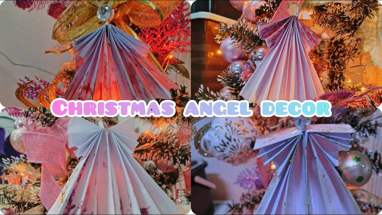 Making Christmas Angel for the Small Christmas Tree - YouTube