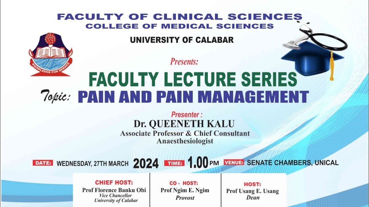 Citation Reading of the Faculty Lecturer Dr. Queeneth Kalu - YouTube