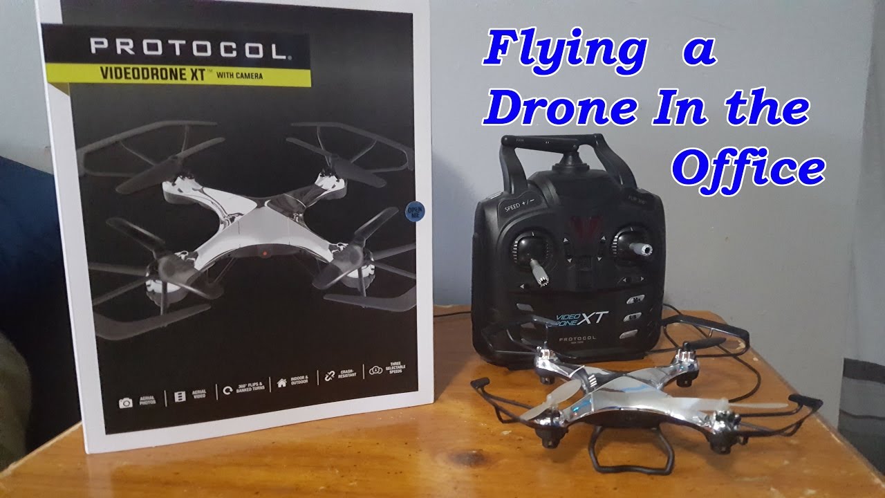 First time flying a Drone | Protocool VideoDrone XT - YouTube