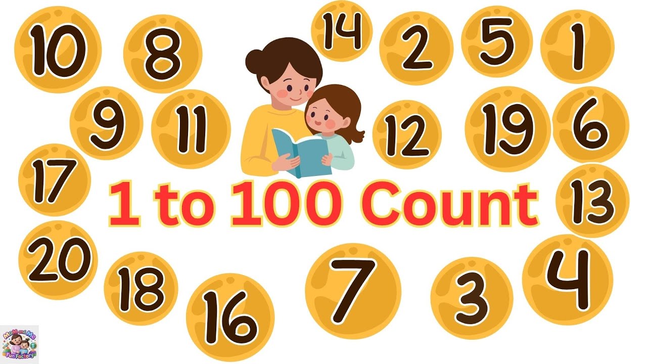 1 to 100 Count – Learn Numbers with Fun! | #Counting #NumbersForKids # ...