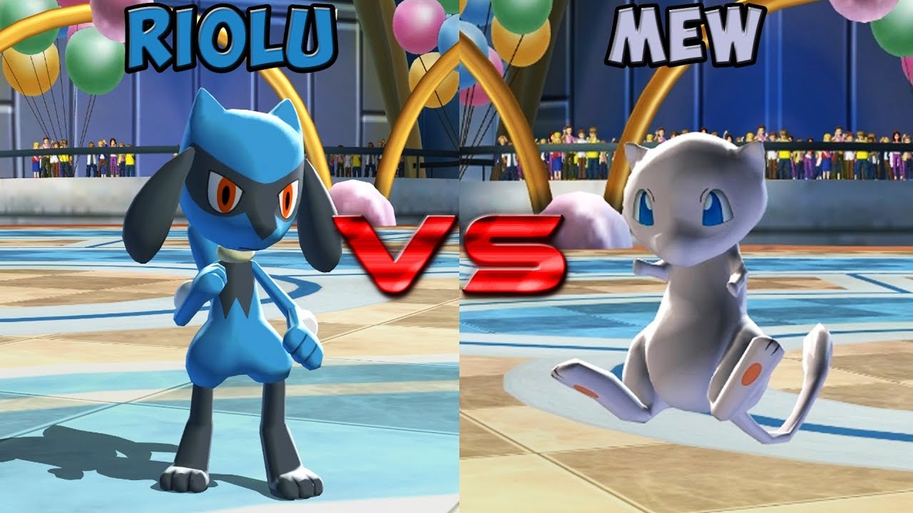 Pokemon battle revolution - Riolu vs Mew - YouTube
