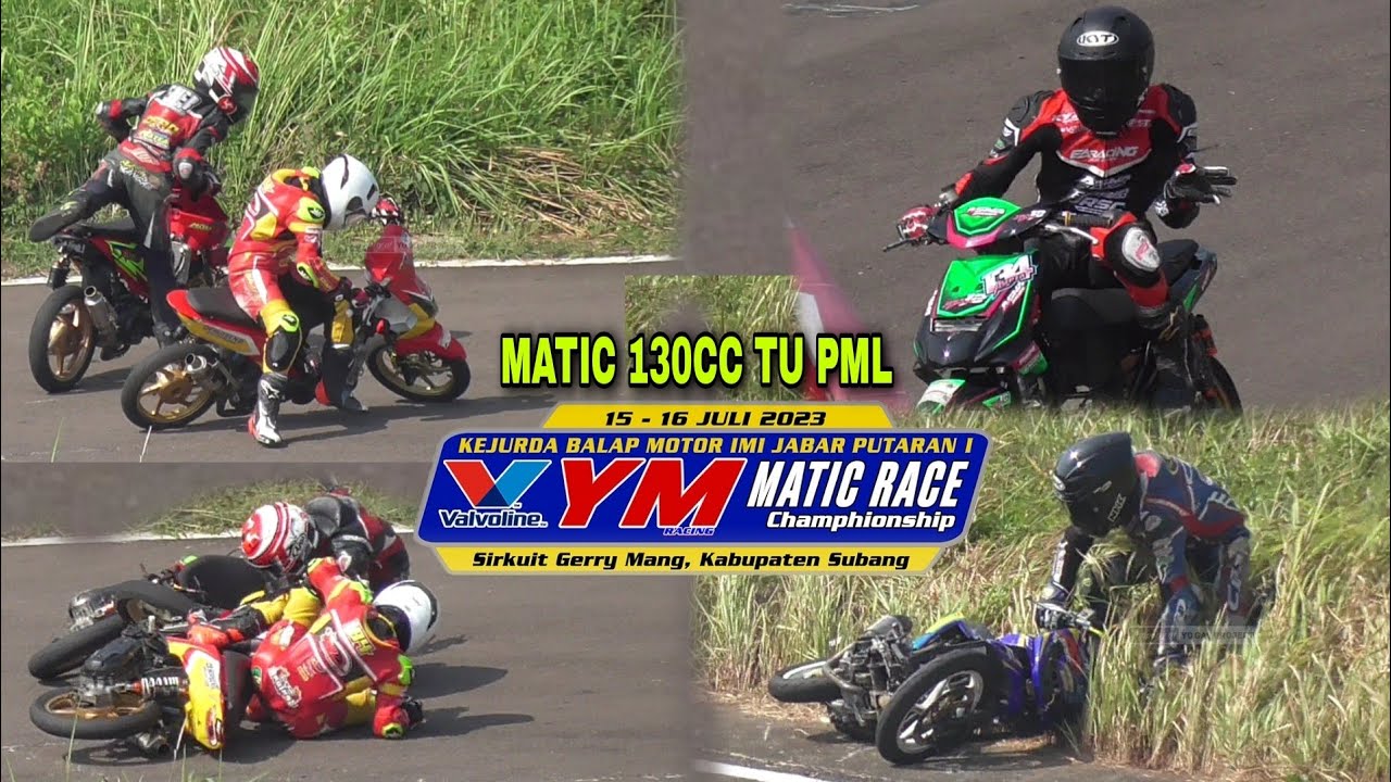 PERSAINGAN KETAT‼️HINGGA DUEL CR4SH DI FINAL MATIC 130CC TU PEMULA ...