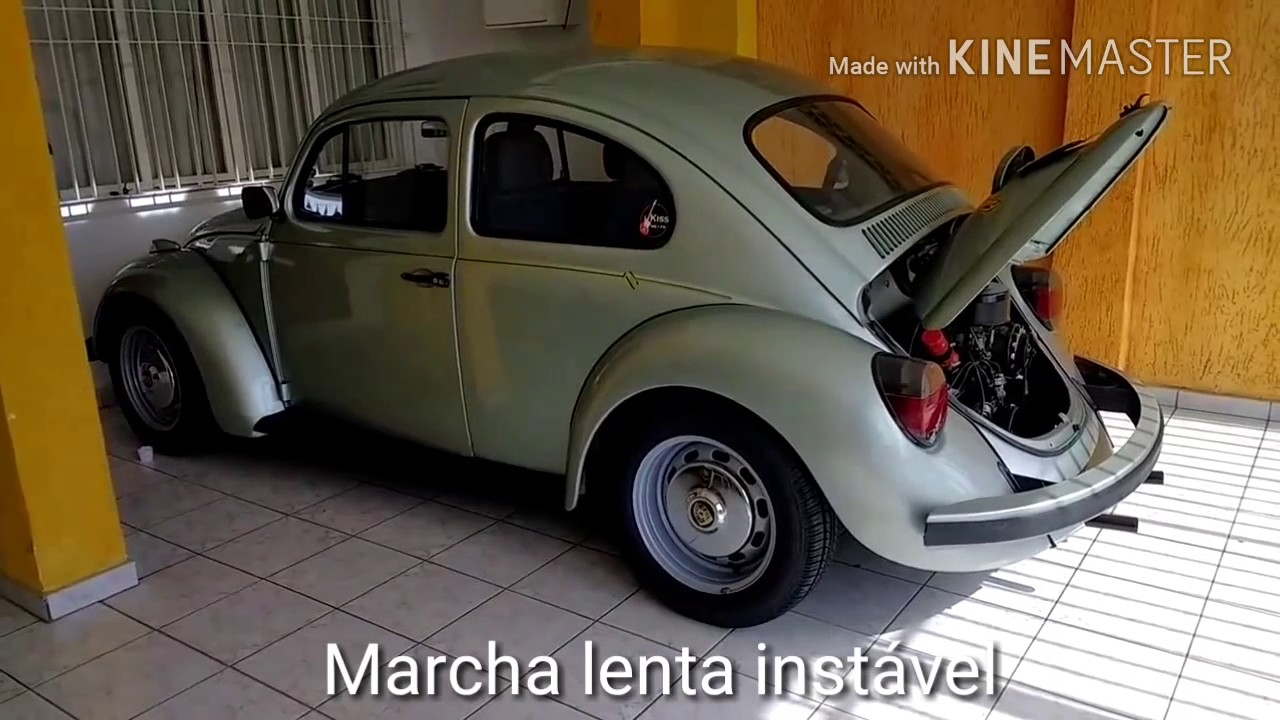 FUSCA, KOMBI SEM MARCHA LENTA, INSTÁVEL, ACELERADA, OSCILANDO, RUIM ...