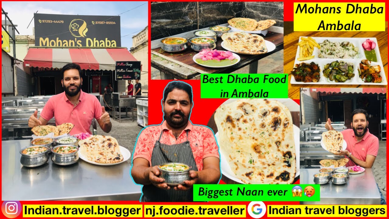 Ambala Food Tour | Places to visit | Best Dhaba in Ambala | Mohan’s ...