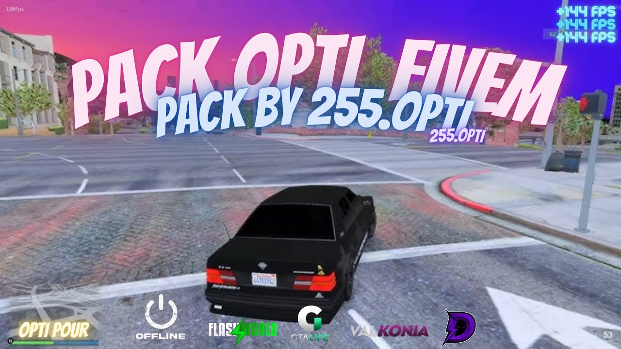PACK OPTI FIVEM | BY 255.OPTI | OPTI POUR #GLITE #FLASHWORD #VALKONIA # ...