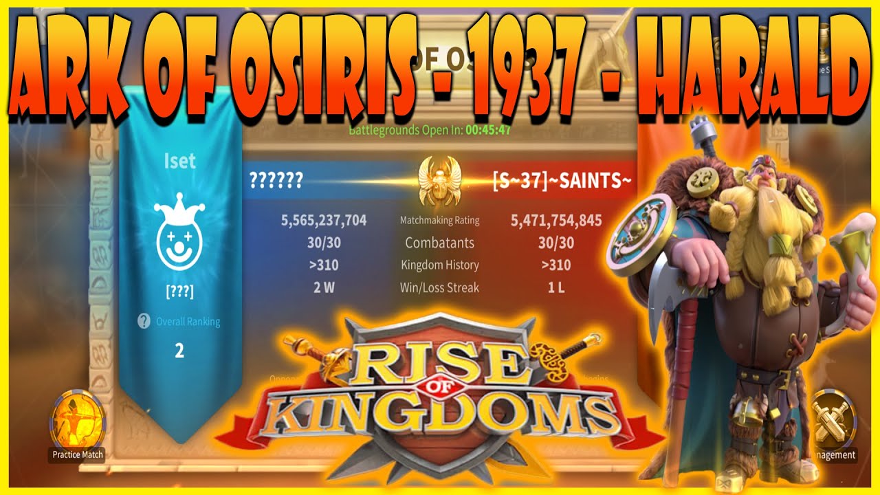 Ark of Osiris in 1937 - Testing Expertised Harald with Full Infantry ...