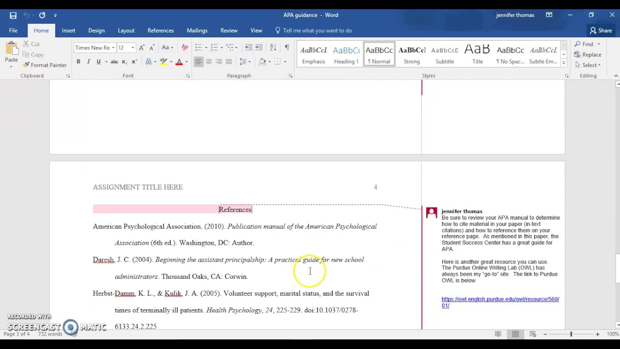 APA Tutorial - YouTube