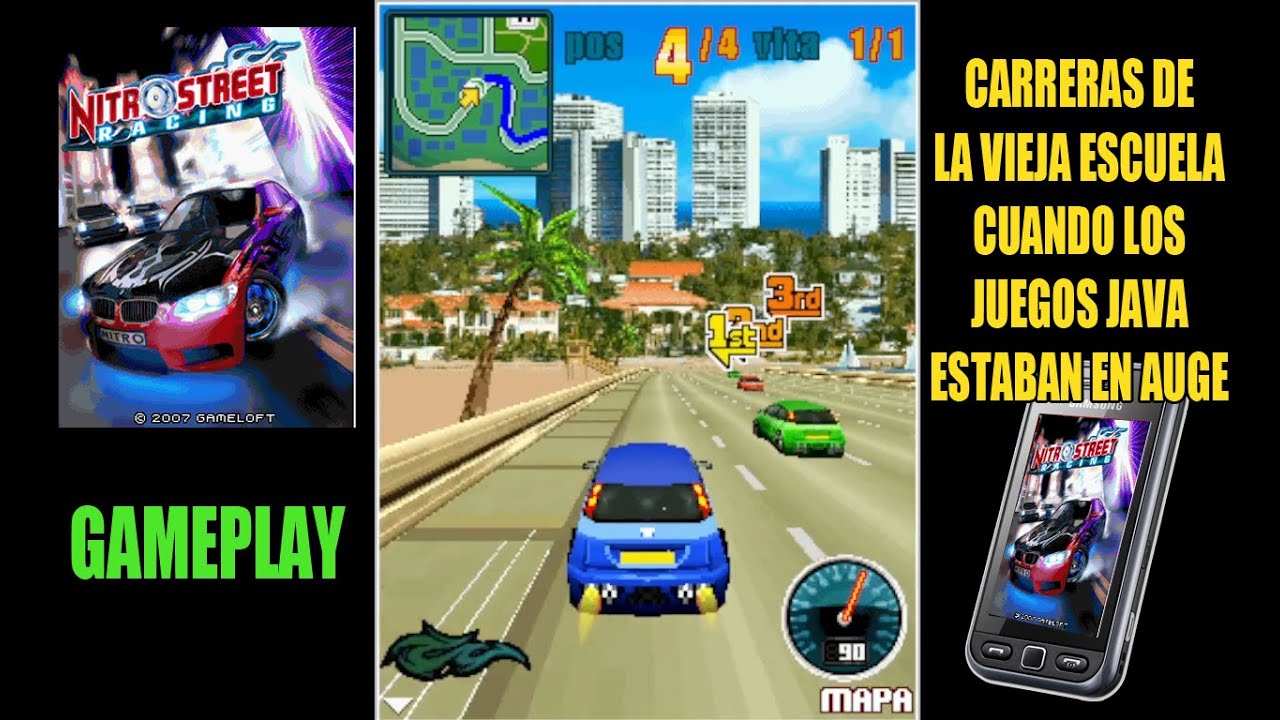 Nitro Street Racing JAVA - (Gameplay) La vieja escuela cuando los ...