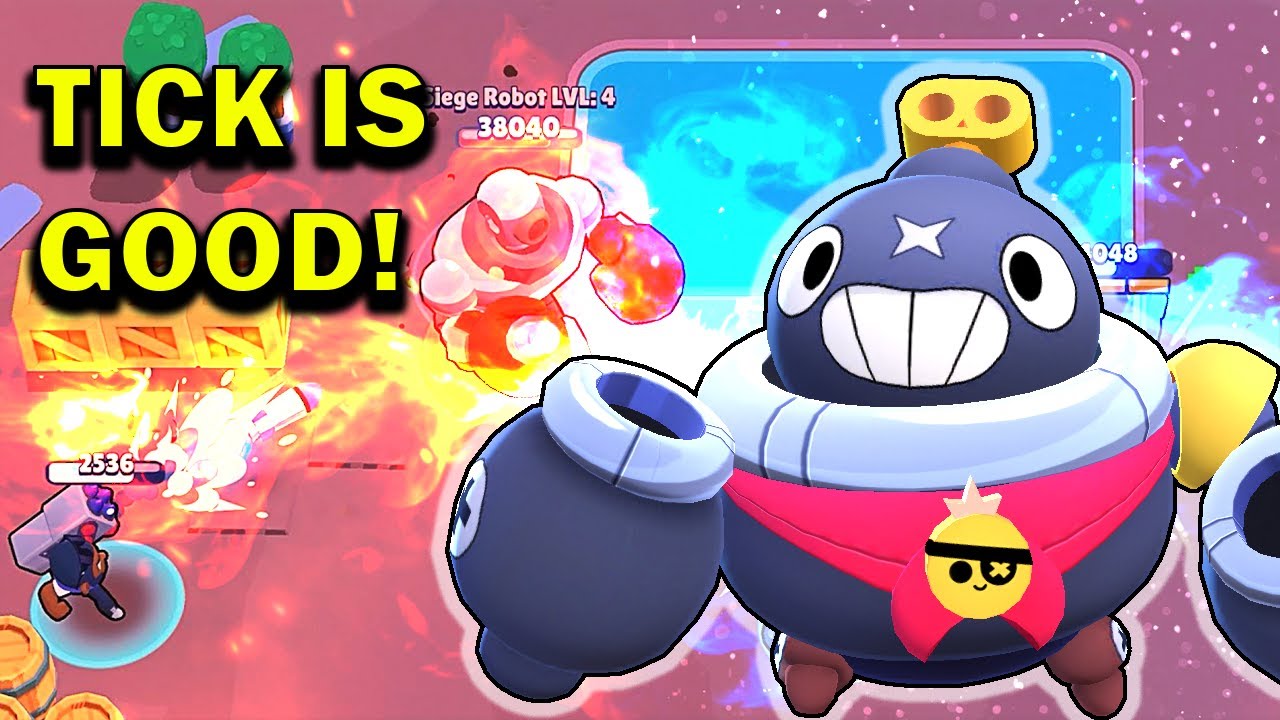 Tick is a Really Good Brawler in Brawl Stars Siege - How to Play Tick ...