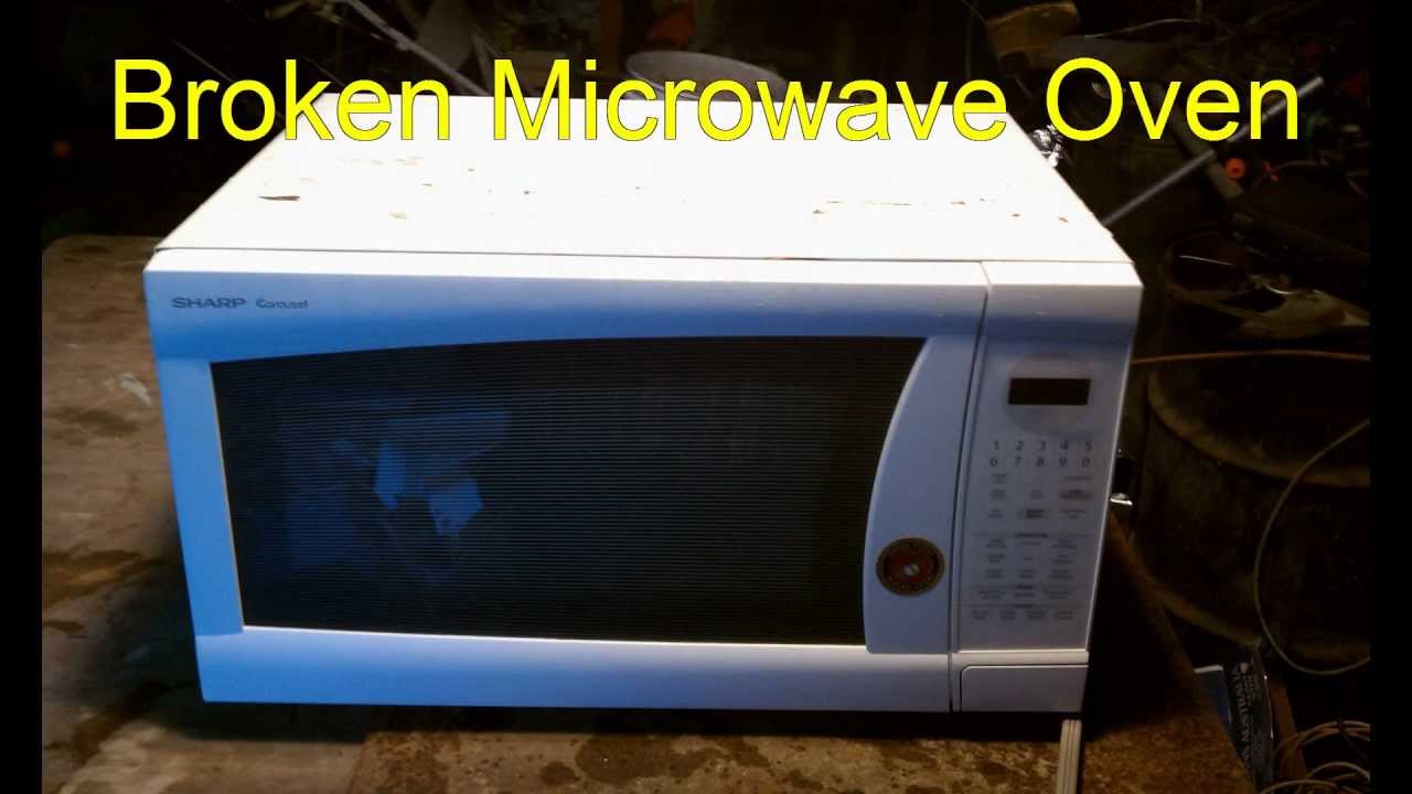 Microwave Tear Down - YouTube