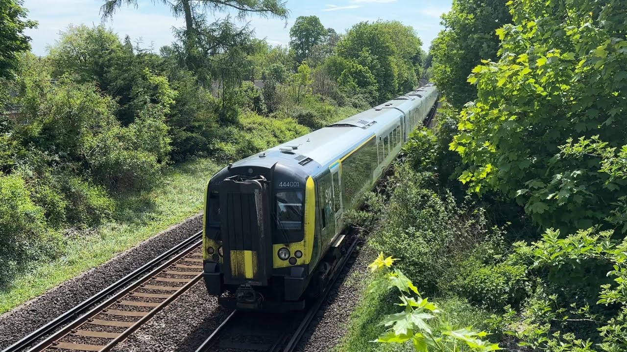Class 444 Desiro | 444001 + 444003 | South Western Railway - YouTube