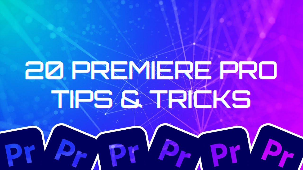 20 MUST KNOW Premiere Pro TIPS & TRICKS - YouTube
