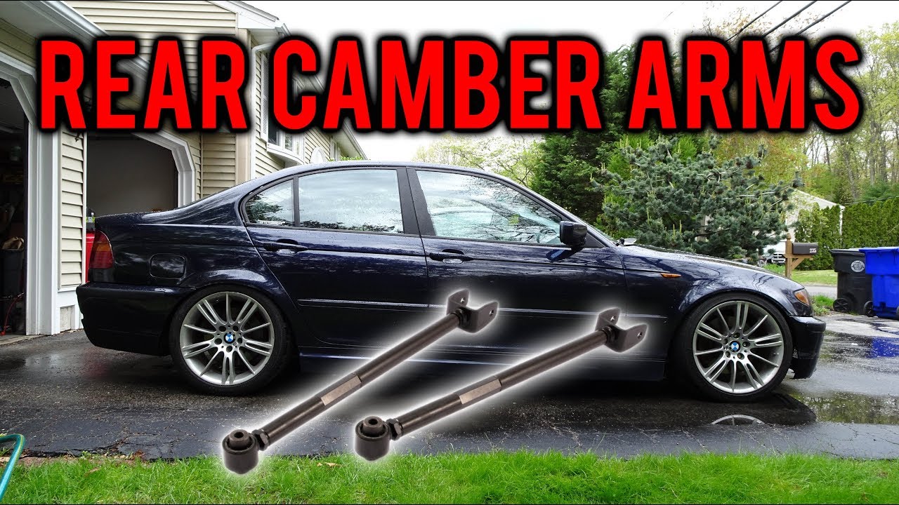 E46 Rear Camber Arms Install! - YouTube