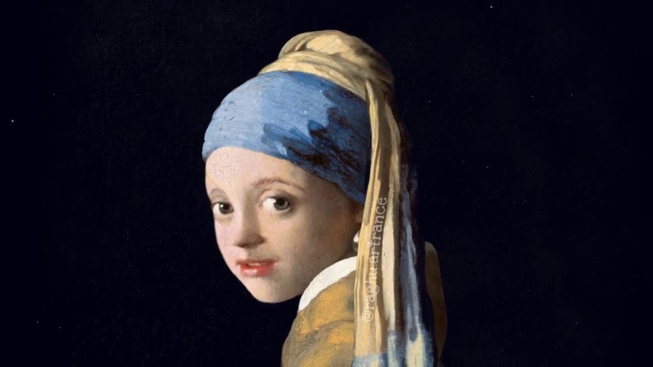Girl with a Pearl Earing | VERMEER | Animation - YouTube