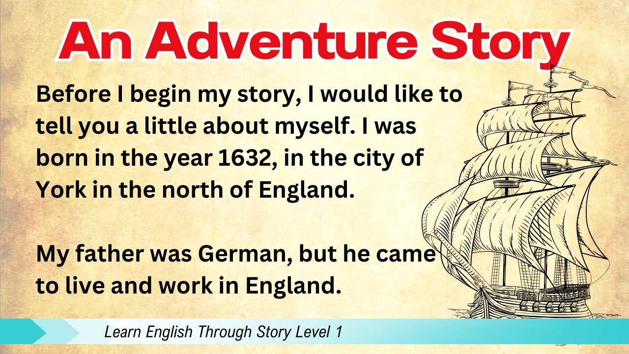 Learn English Through Story Level 1 🌟 Castaway 🌟 Story in English with ...