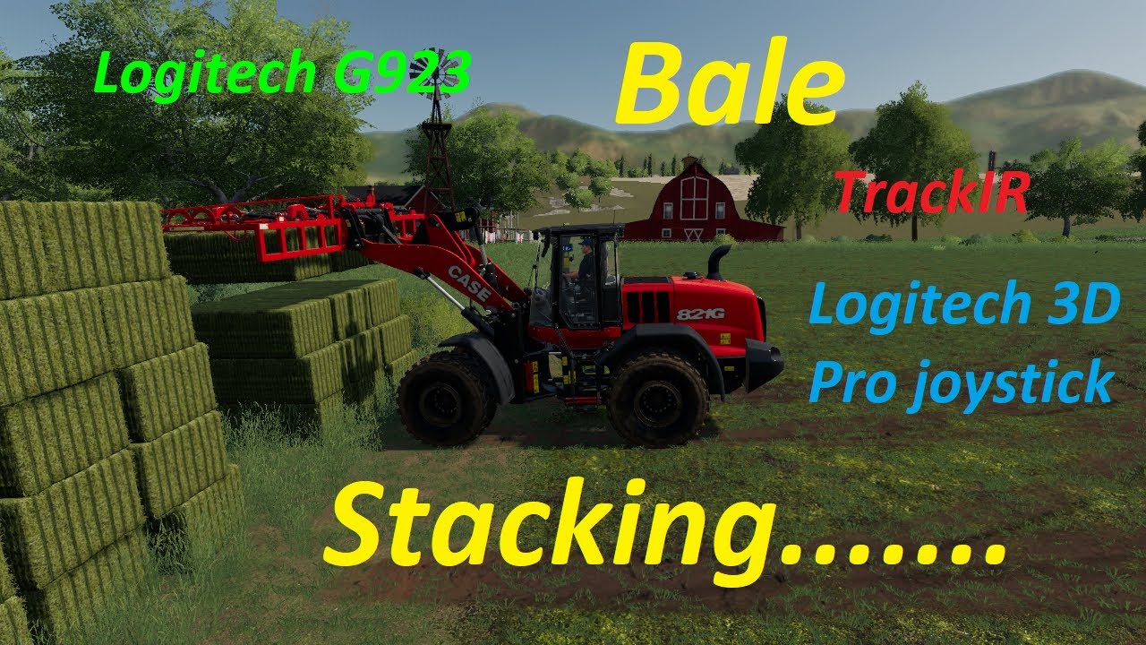 Bale stacking - YouTube