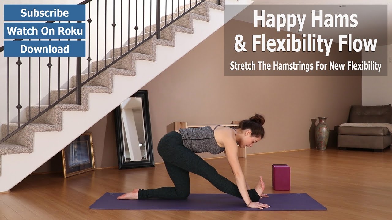 Yoga For Stretching | Happy Hamstrings & Flexibility - YouTube