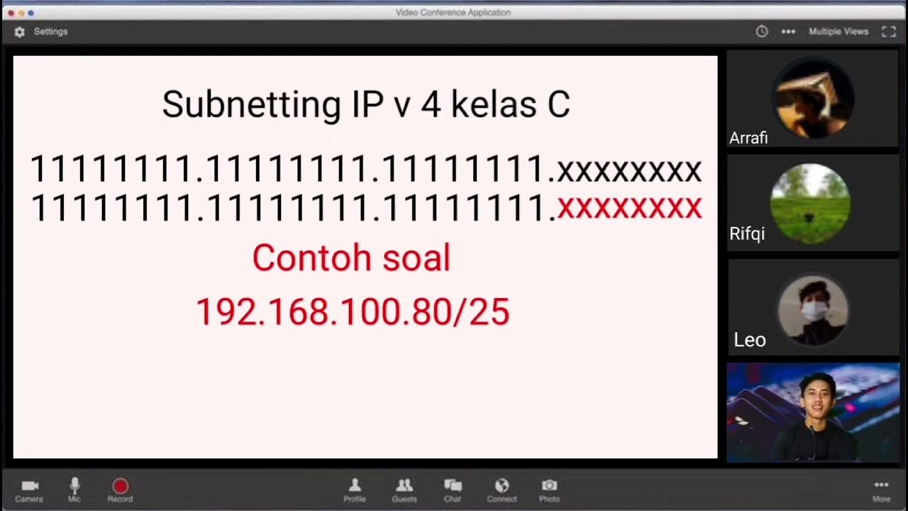 Cara Menghitung Subnet Mask dan Net ID dari IP Address - YouTube
