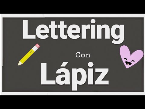 💜LETTERING con LÁPIZ💜 || *Aprende a hacer letras bonitas con un simple ...