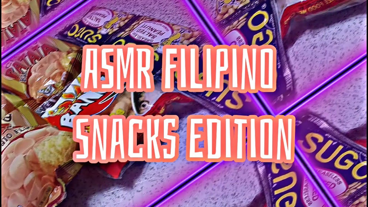 ASMR Filipino Snacks Edition 101 - YouTube