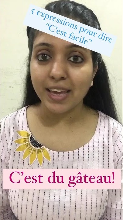 5 expressions to say “It’s easy” in French | By Suchita | For classes ...