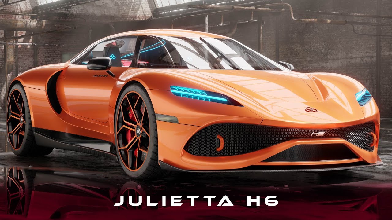 H6 Julietta - 3d model Blender | Super car - YouTube
