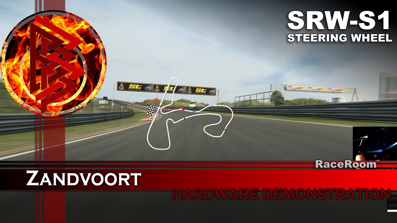 Zandvoort + SRW-S1 Steering Wheel Demonstration | RaceRoom [PC] - YouTube