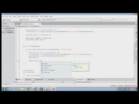 unity save and load with serializable part3 - YouTube