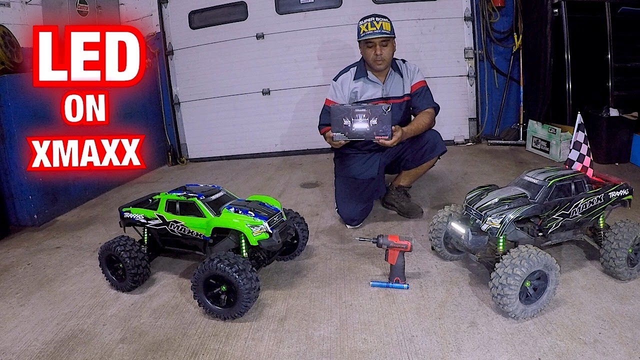 Installed led on Traxxas XMAXX 8s - YouTube