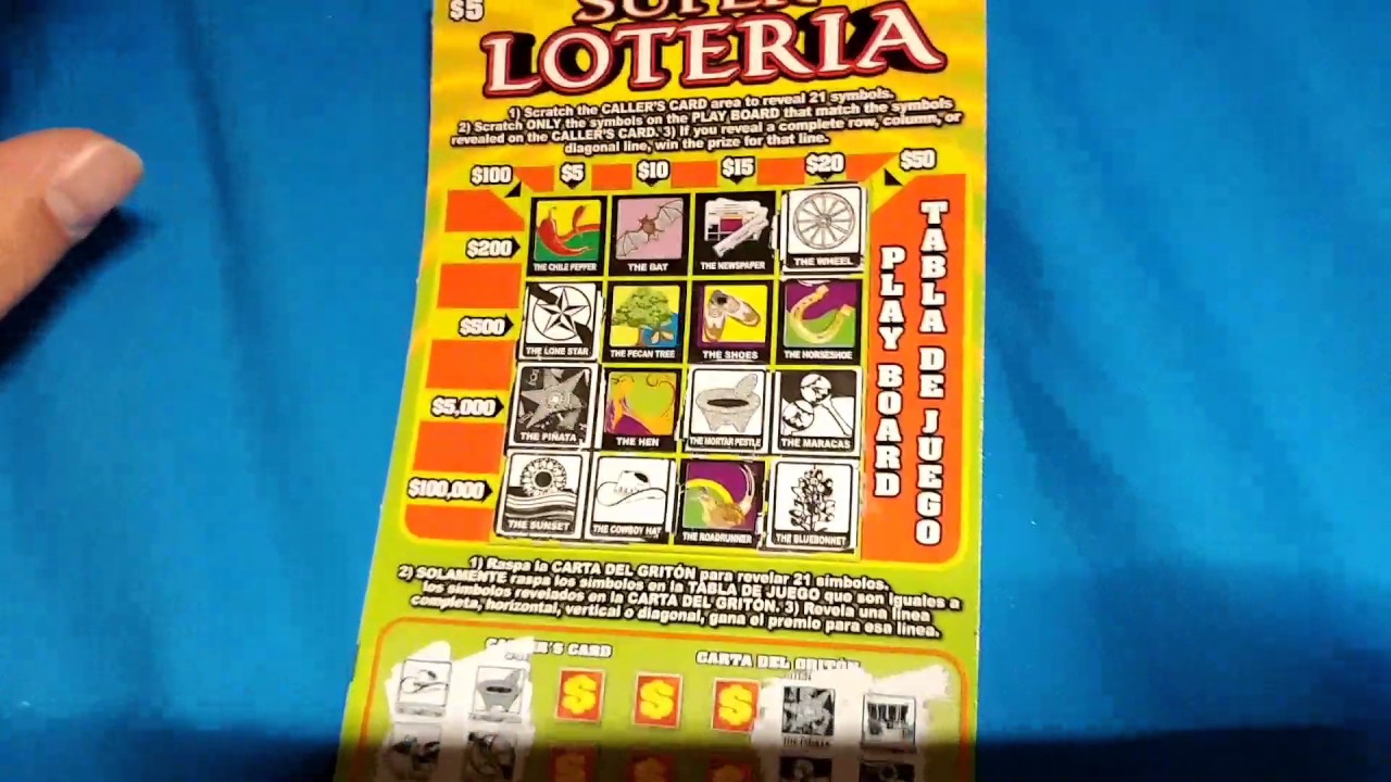 $5 SUPER LOTERIA!!! Texas Lottery - YouTube