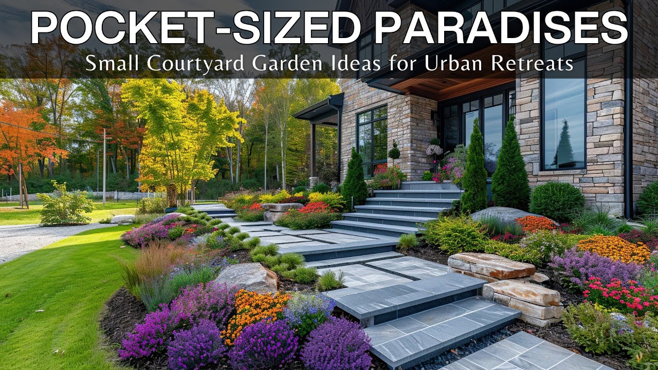 Pocket-Sized Paradises: Small Courtyard Garden Ideas for Urban Retreats ...