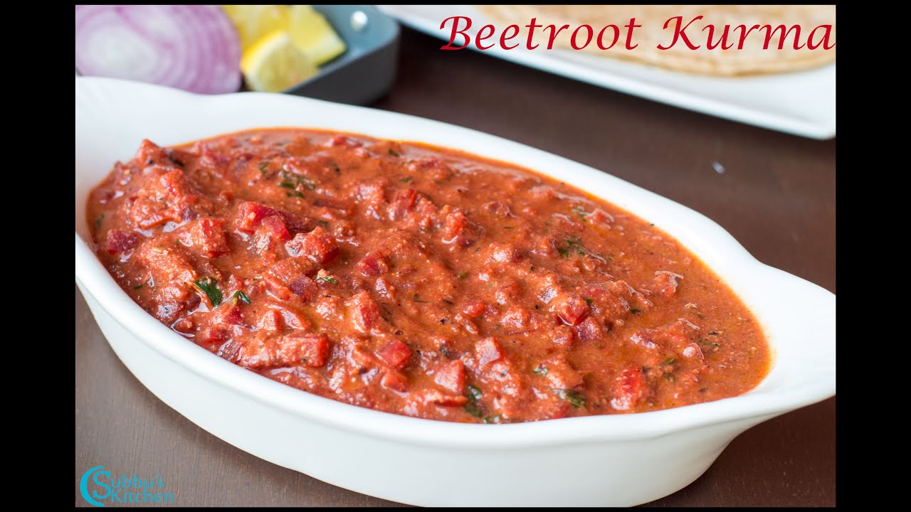 Beetroot Kurma - YouTube