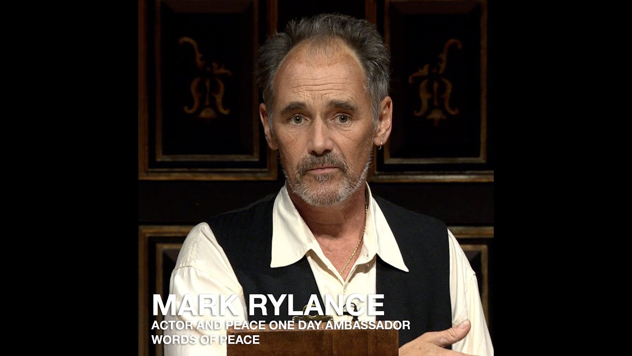 Mark Rylance | Words of Peace - YouTube