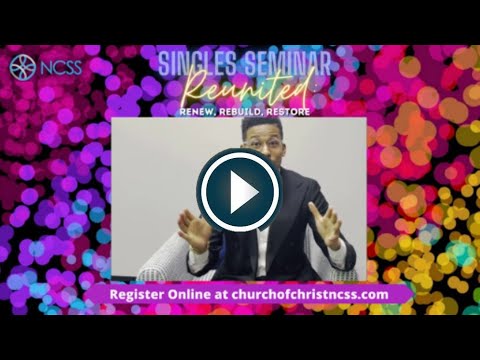 Brother Justin Marcél Carter delivers the morning message: Renew, Rebuild, and Restore at NCSS ...