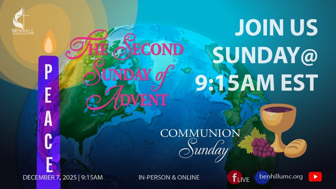 Communion Sunday and 2nd Sunday of Advent, "PEACE" - YouTube