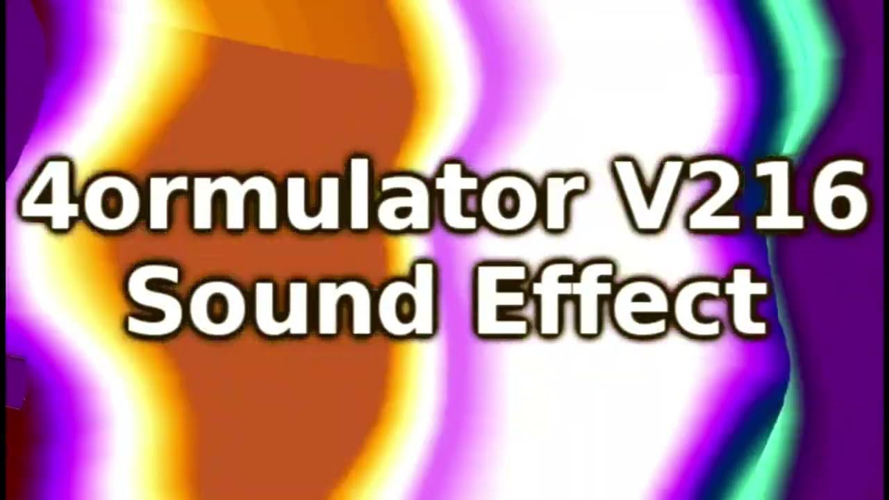 4ormulator V216 Sound Effect - YouTube