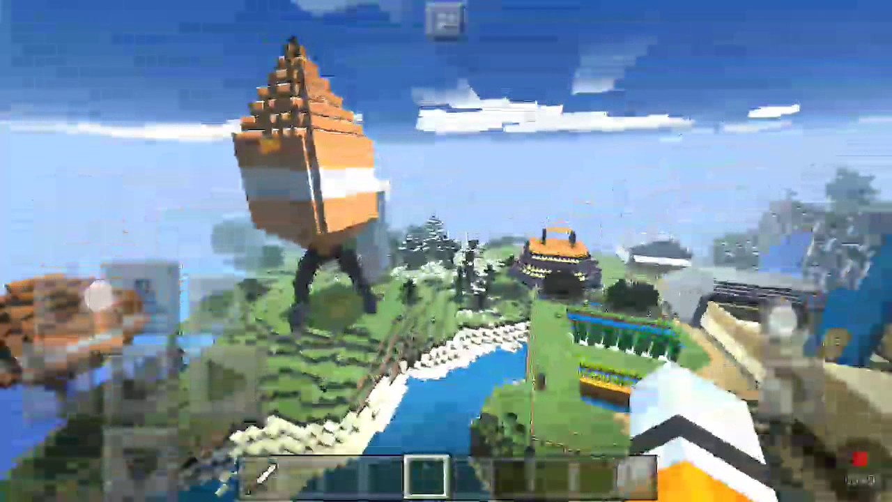Stampys lovely world gameplay (Minecraft PE) - YouTube