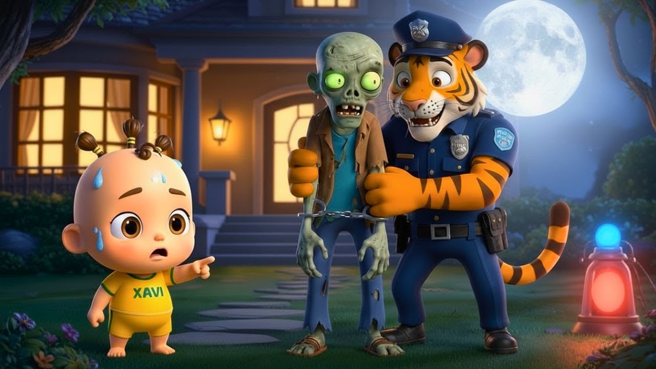 Monsters at the Door Song | Knock Knock, Who Is There? | Baby Xavi ...