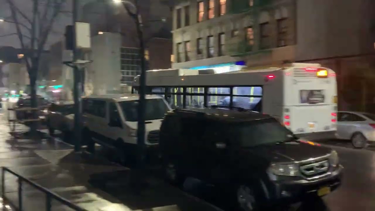 MTA bus: New flyer XD40 #7198 on the B48 in the rain - YouTube
