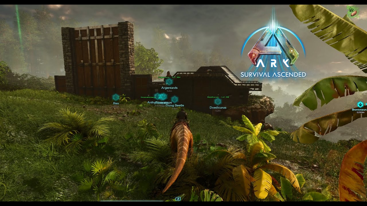 Ark Survival Ascended “Let’s Play” S1 E9 Building the base. - YouTube
