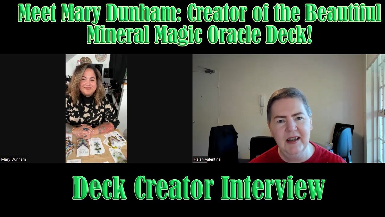 MINERAL MAGIC ORACLE DECK - CREATOR INTERVIEW! MEET MARY DUNHAM AND ...